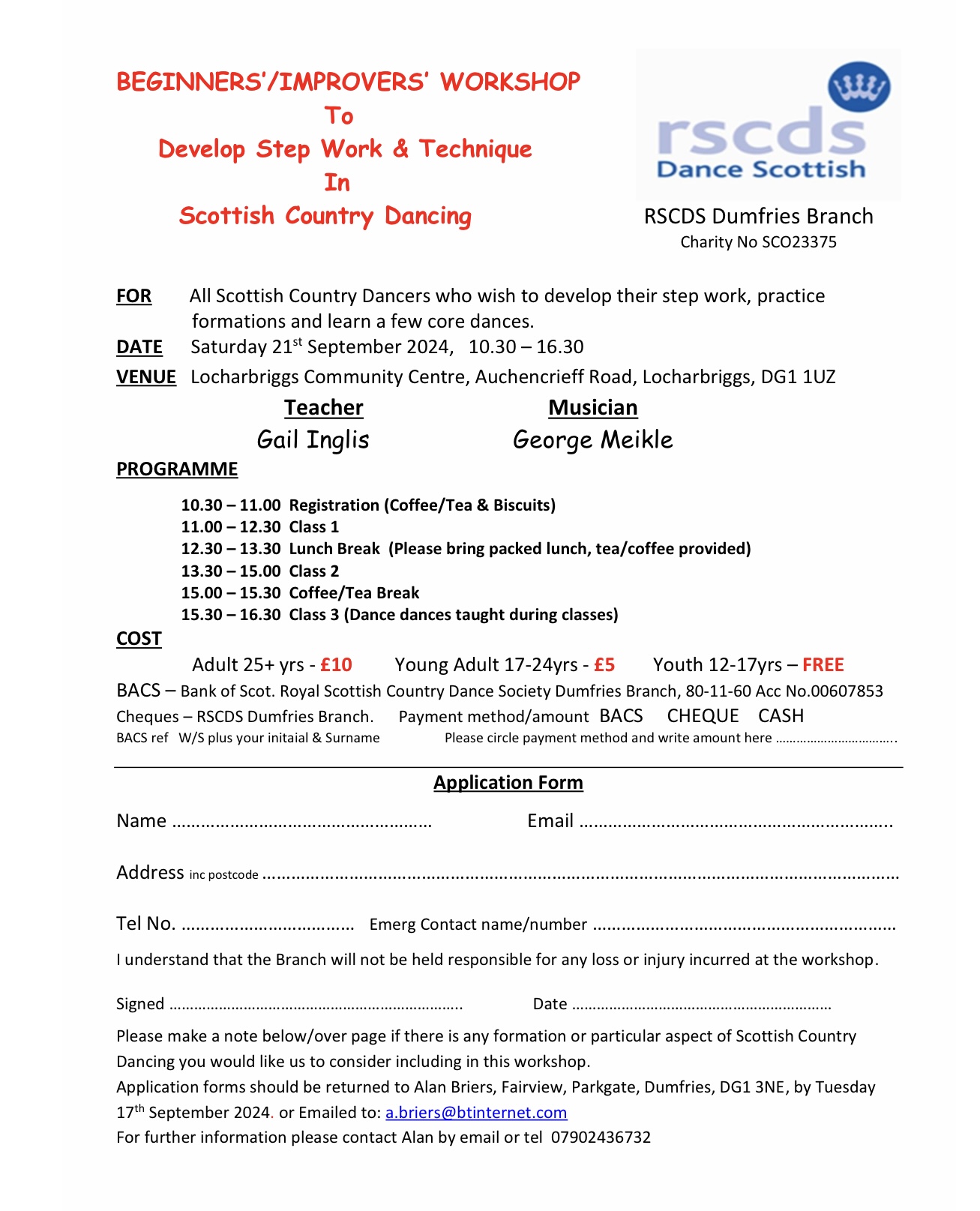 Dumfries RSCDS | Events